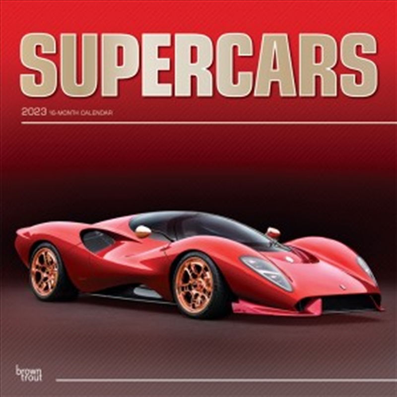 Buy Supercars Square Calendar 2023 Online | Sanity