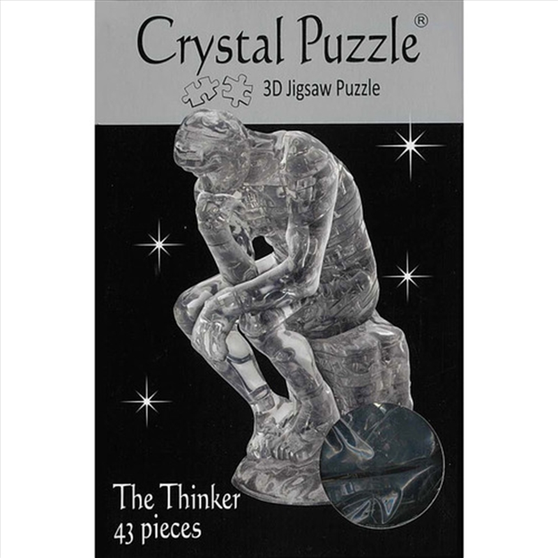 Buy The Thinker 3d Crystal Puzzle Online | Sanity