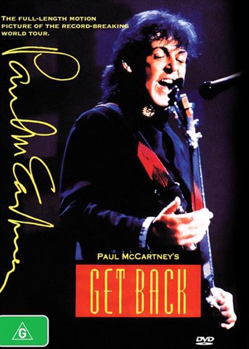 Buy Paul McCartney's Get Back on DVD | Sanity