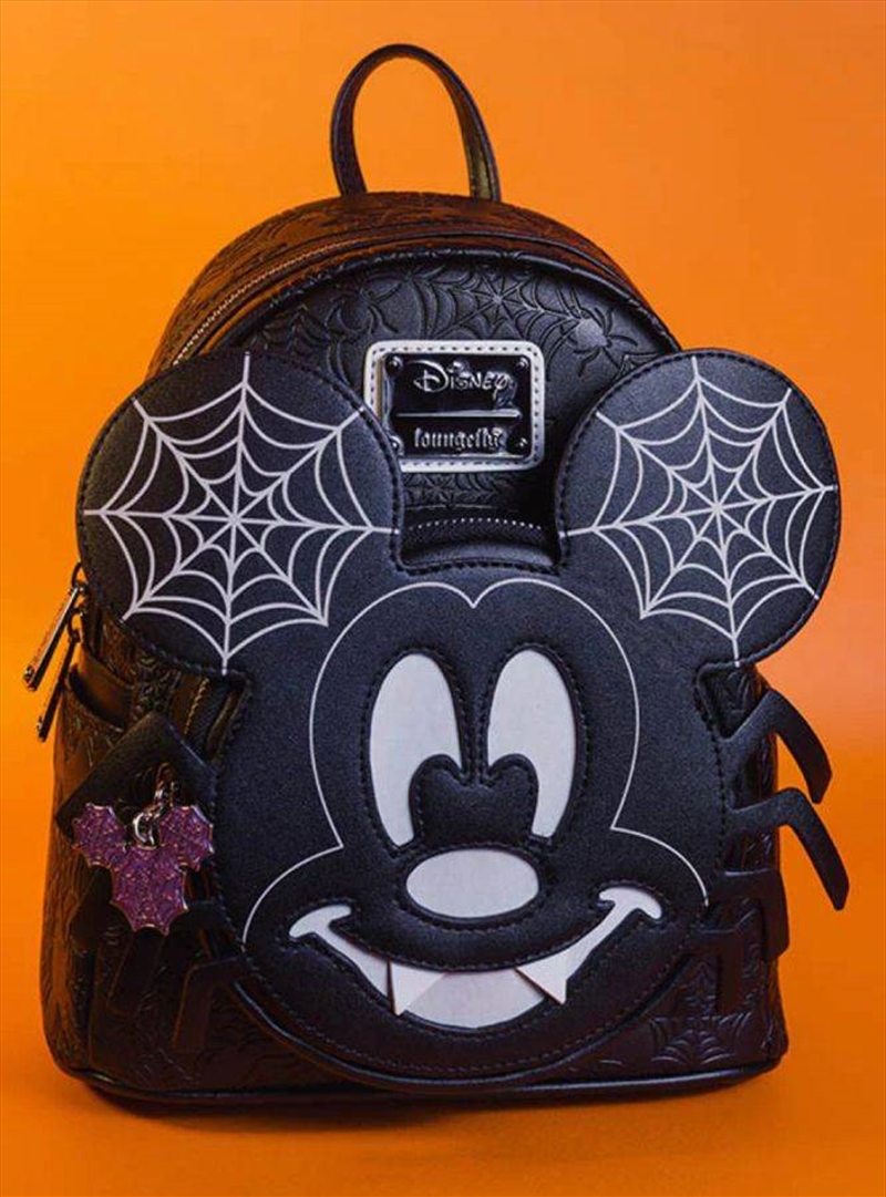 Buy Loungefly Disney - Mickey Spider Glow US Exclusive Mini Backpack ...