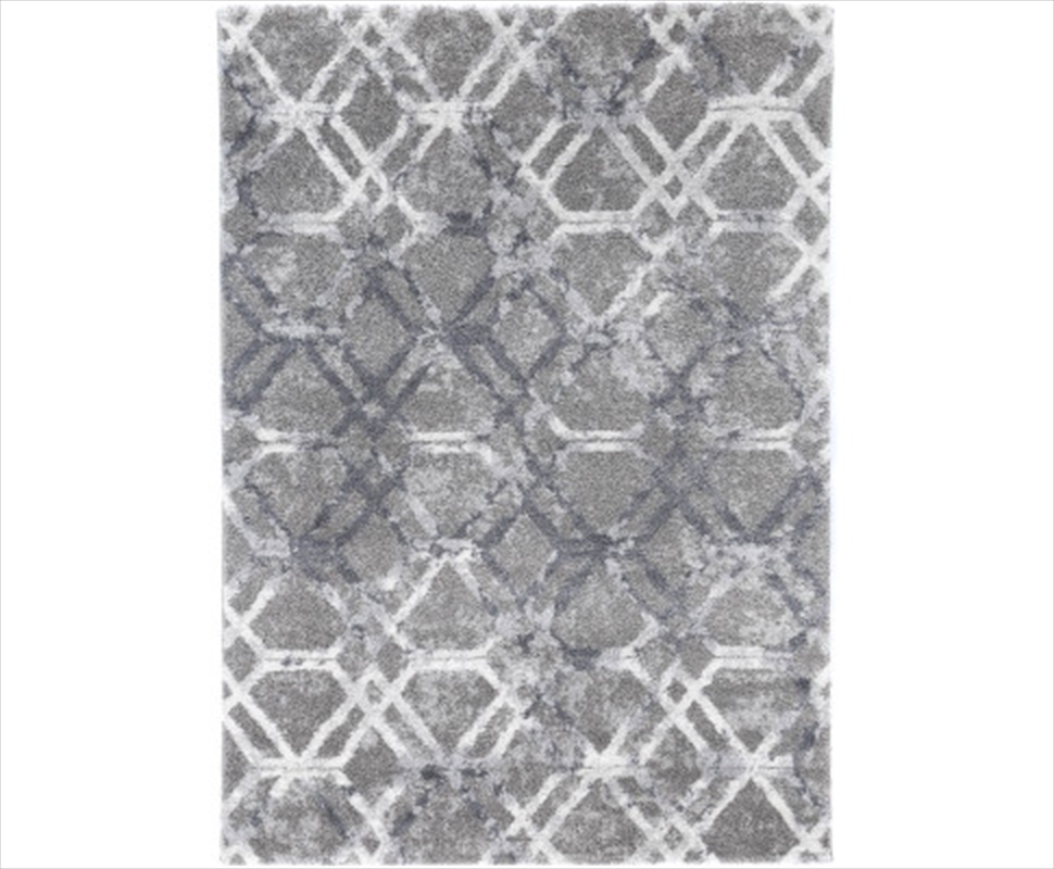 Buy Blue Lattice Rug 200x290cm Online | Sanity