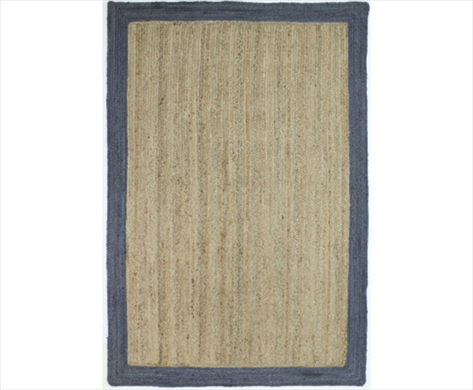 Buy Grey Border Rug 190x280cm Online | Sanity