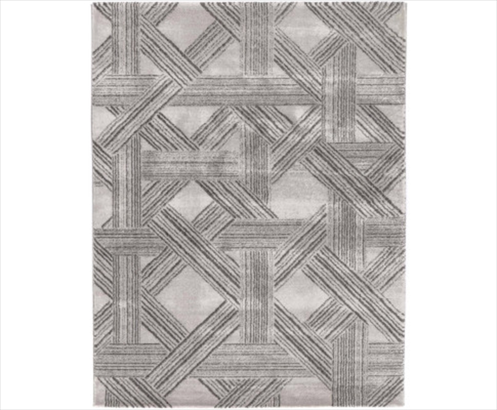 Buy Grey Geometric Rug 160x230cm Online | Sanity