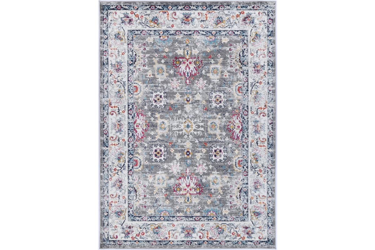 Buy Grey Multi Rug 200x290cm Online | Sanity