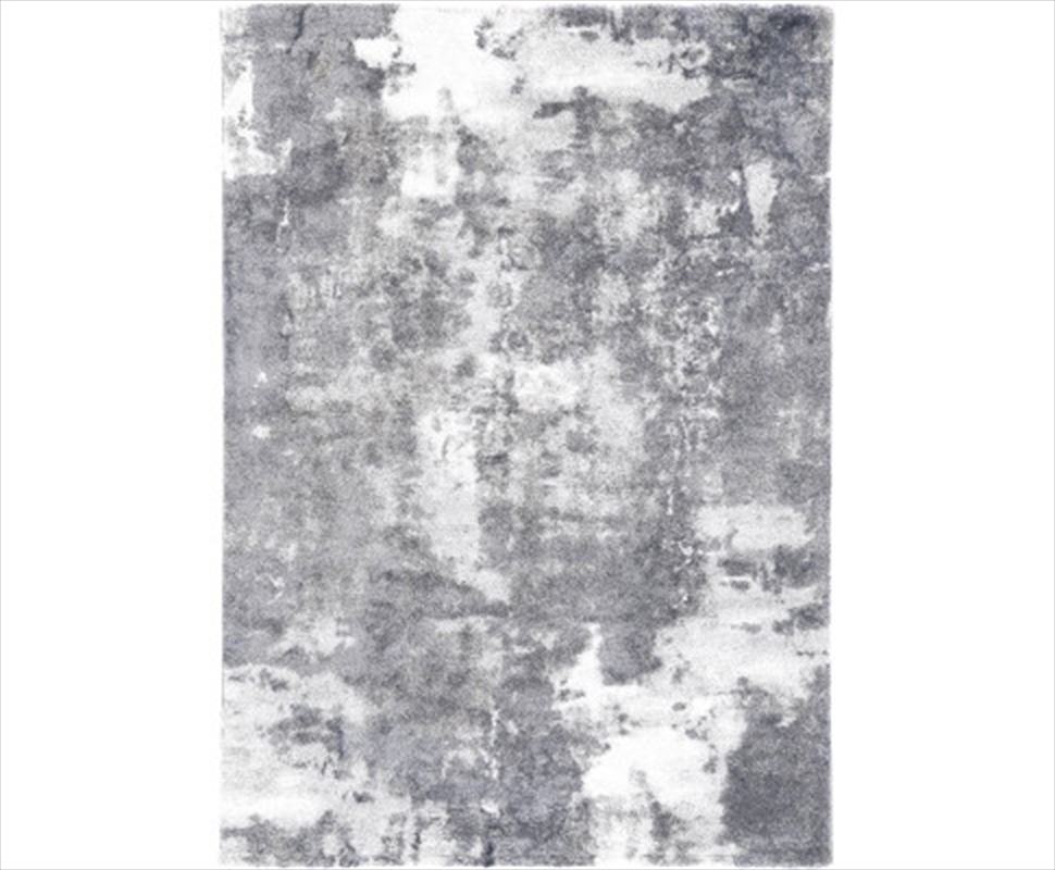 Buy Grey White Abstract Rug 280x380cm Online | Sanity
