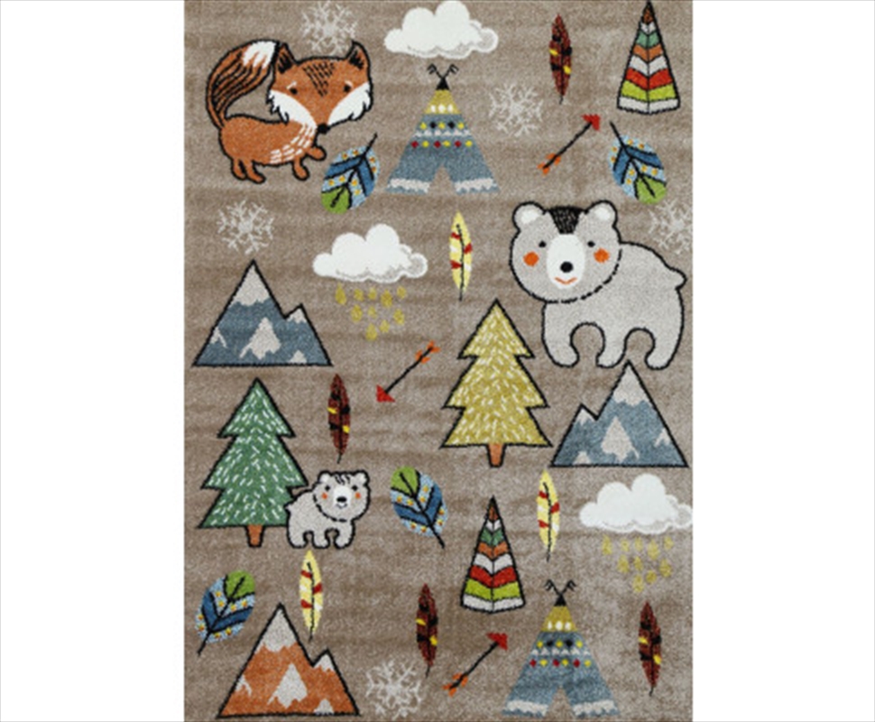 Buy Kids Beige Adventure Rug 160x230cm Online | Sanity