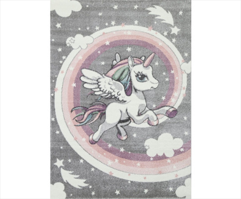 Buy Kids Rainbow Unicorn Rug 160x230cm Online | Sanity