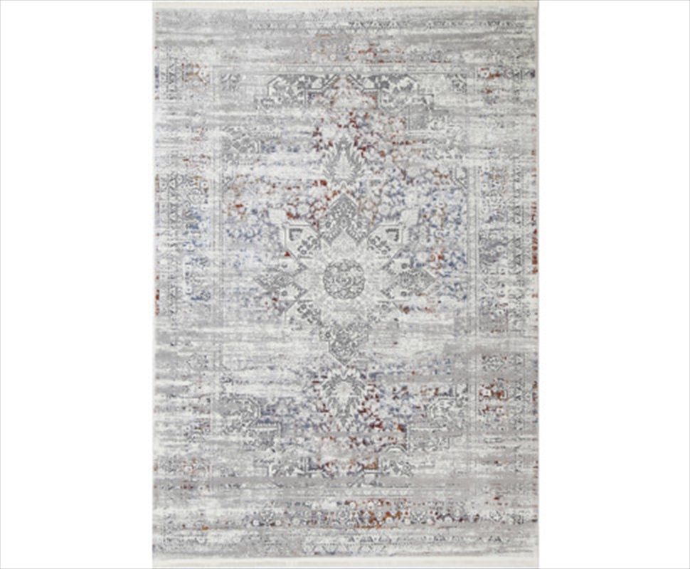 Buy Medalion Grey Multi Rug 240x330cm Online | Sanity
