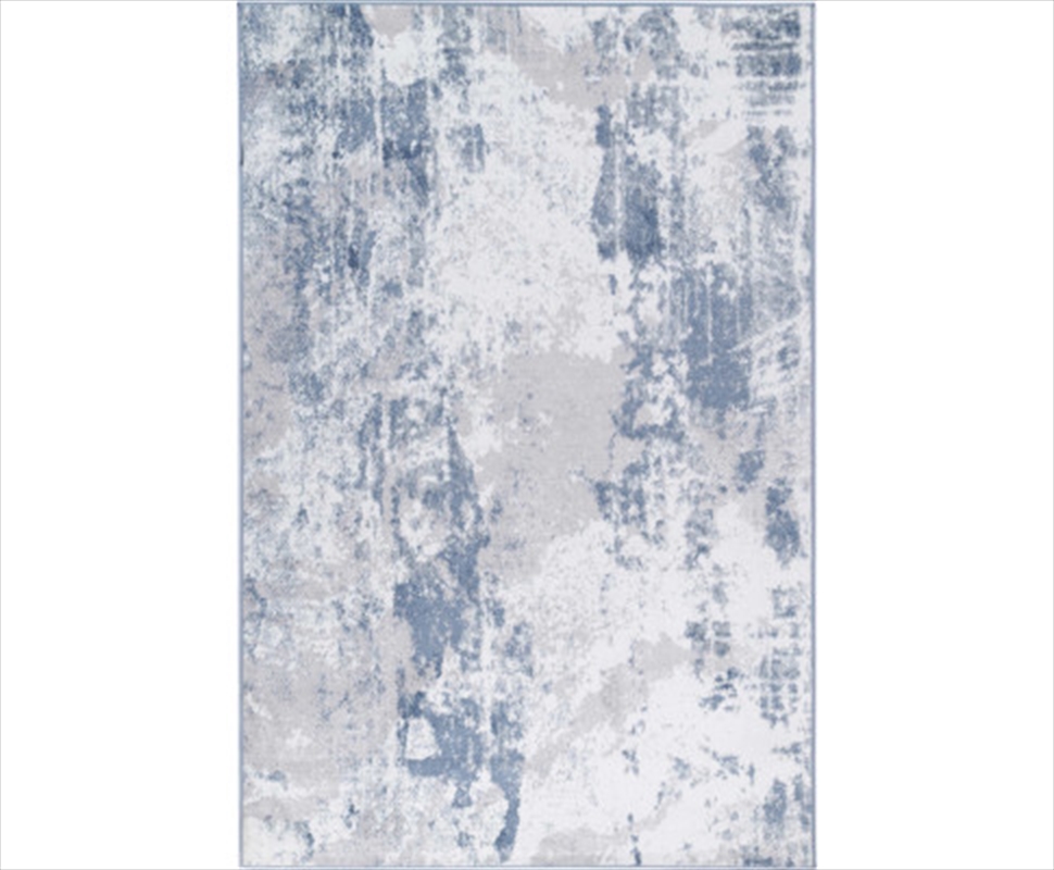 Buy Modern Abstract Blue Rug 280x380cm Online | Sanity