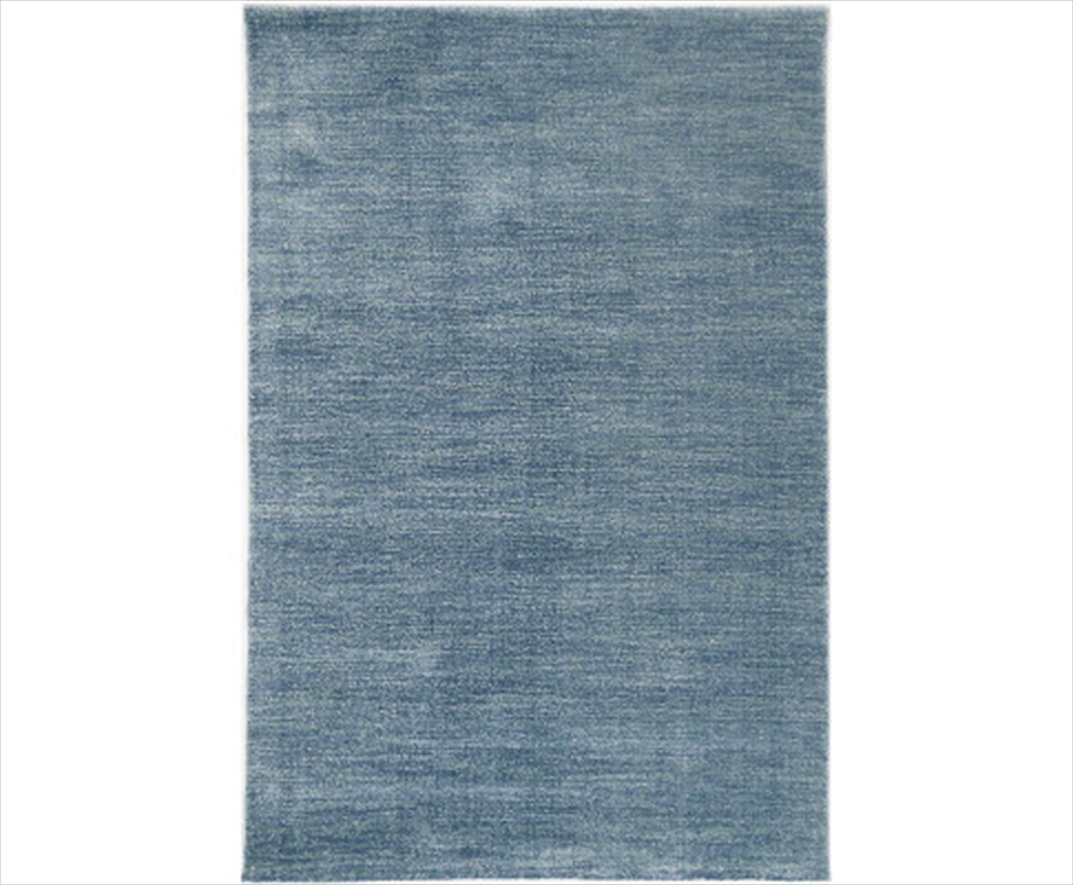 Buy Solid Blue Modern Rug 80x300cm Online | Sanity