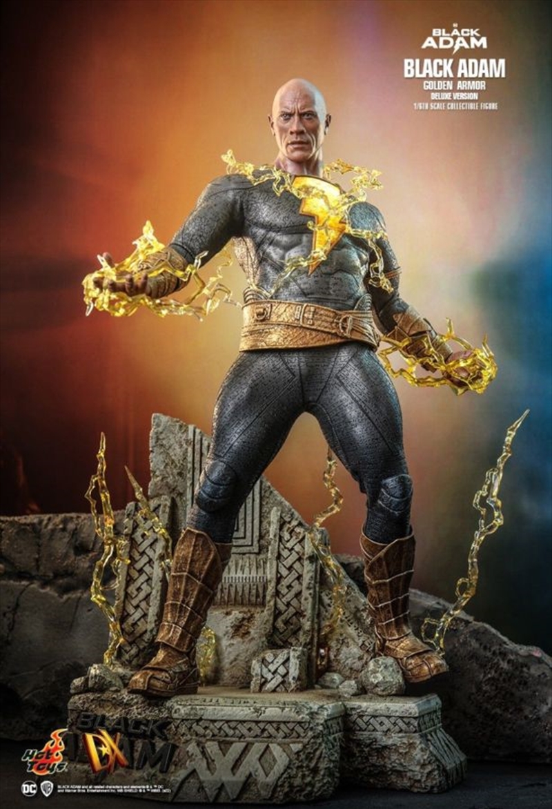 Buy Black Adam Golden Armor Deluxe Figure Online