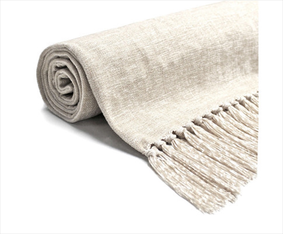 Buy White Knitted Throw 150x200cm - White Online | Sanity