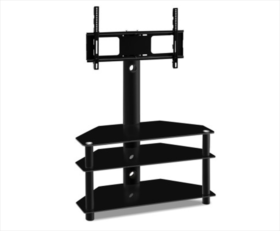 Buy 3 Tier Floor TV Stand with Bracket Shelf Mount Online | Sanity