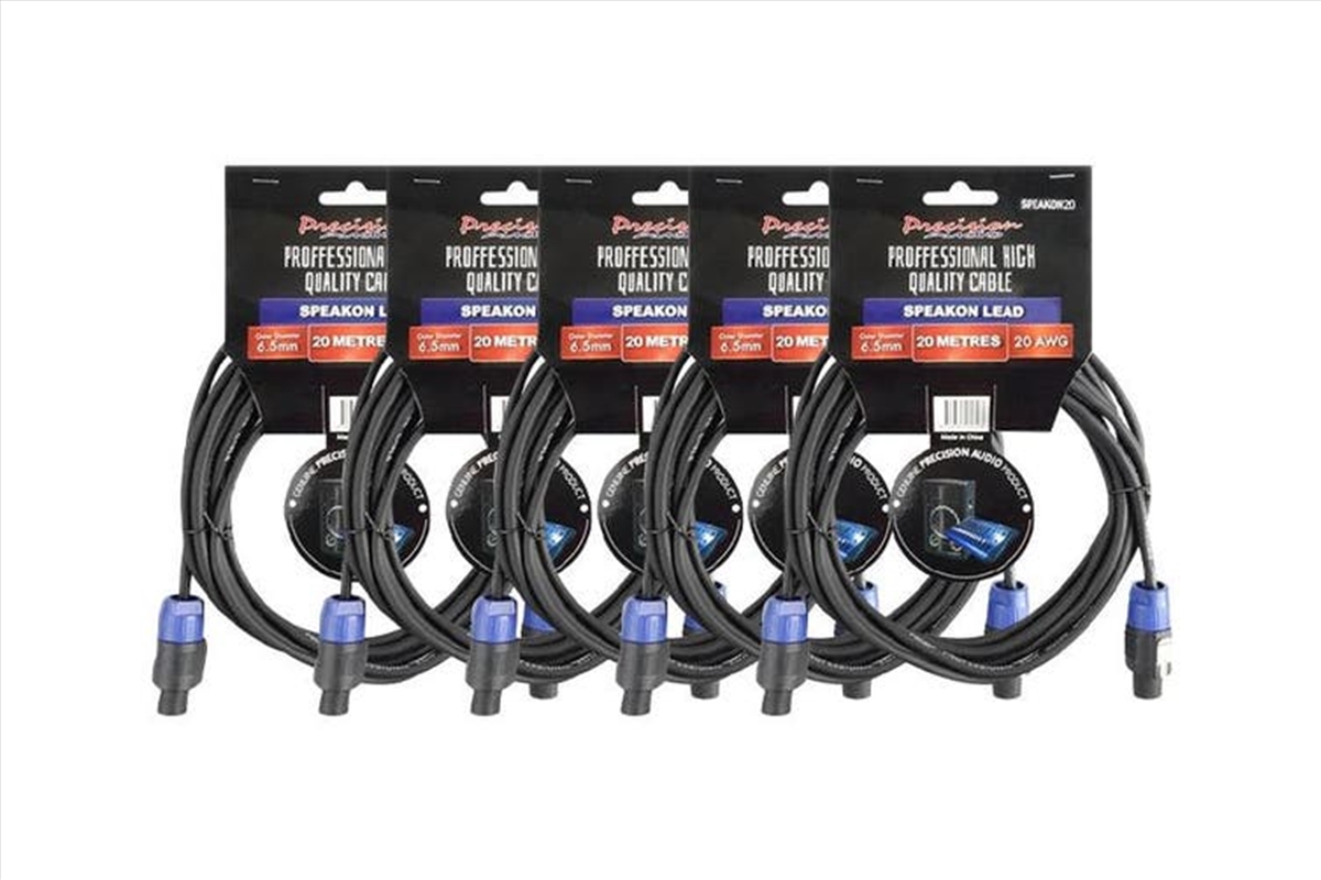 Buy 5 Pk Speakon To Speakon Cable Online