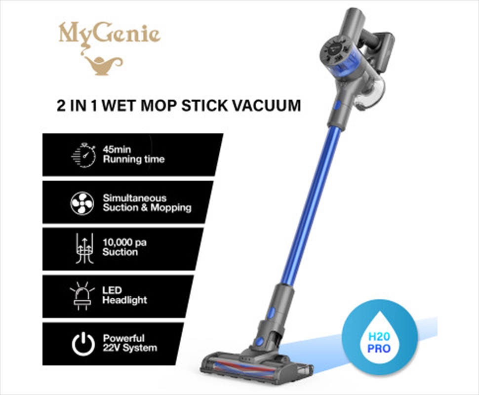 Buy H20 PRO Wet Mop 2-IN-1 Cordless Stick Vacuum Cleaner Handheld ...