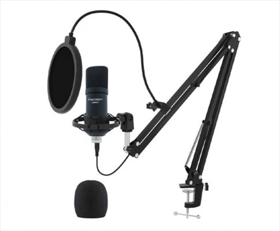 Buy USB Mic Kit USB Microphone Shock Mount Boom Arm Pop Filter Online ...