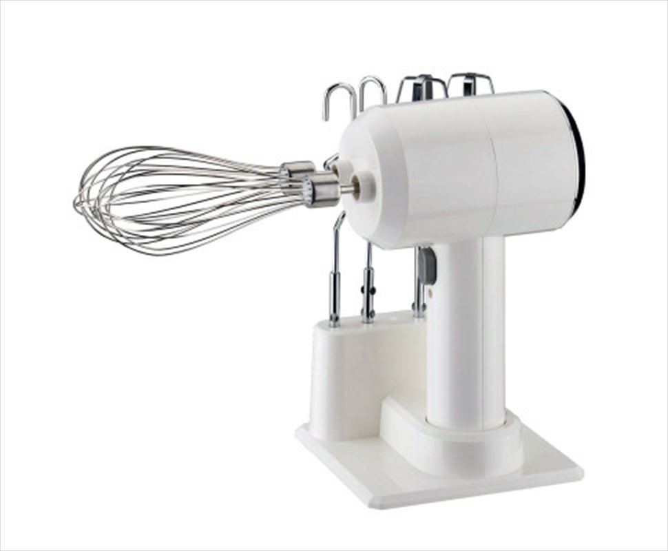 Buy 20cm Cordless Hand Mixer w/ Stand Home Food Cooking/Baking White ...