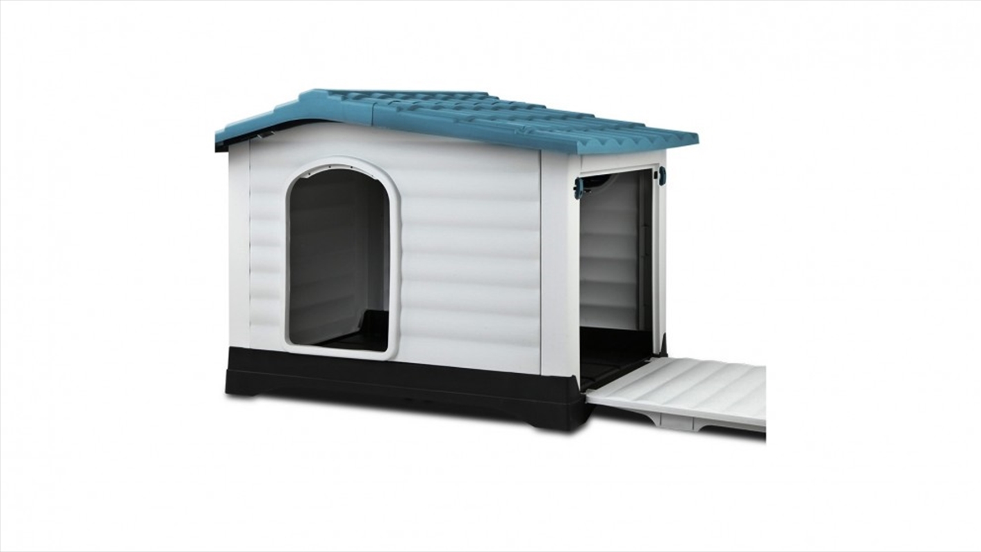 Buy Plastic Kennel Waterproof Extra Large - Blue Online | Sanity