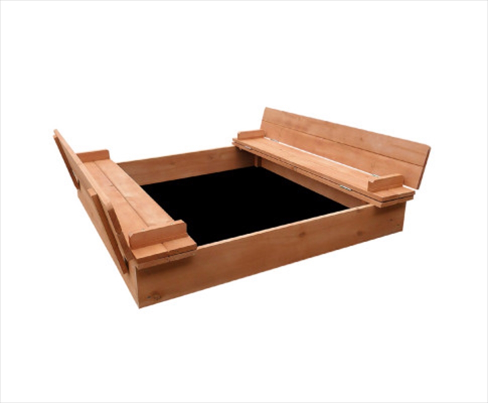 Buy Wooden Outdoor Sandpit Set - Natural Wood | Sanity