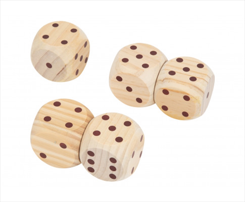 Buy Wooden Giant Dice Lawn Game Online | Sanity