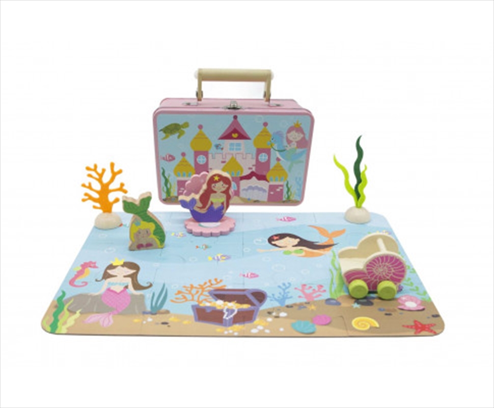 Buy Mermaid Playset In Tin Case Online | Sanity