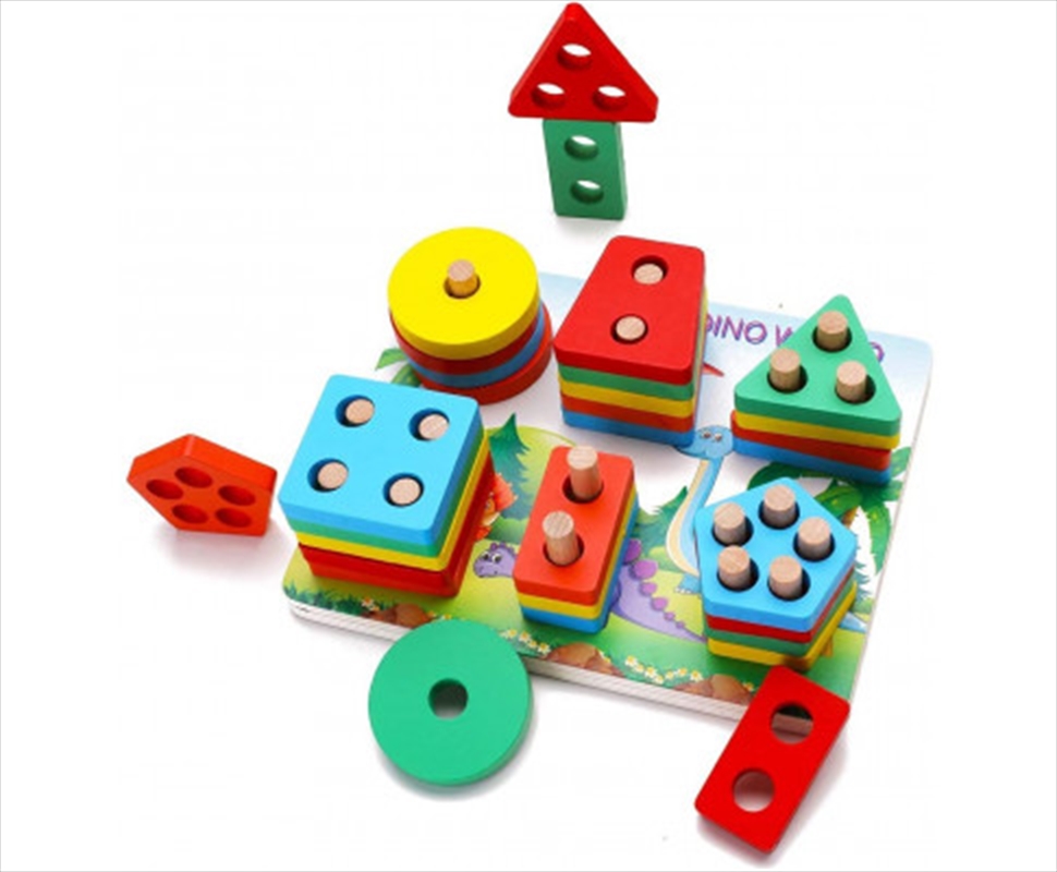 Buy Geometric Wooden Shape Sorter Online | Sanity