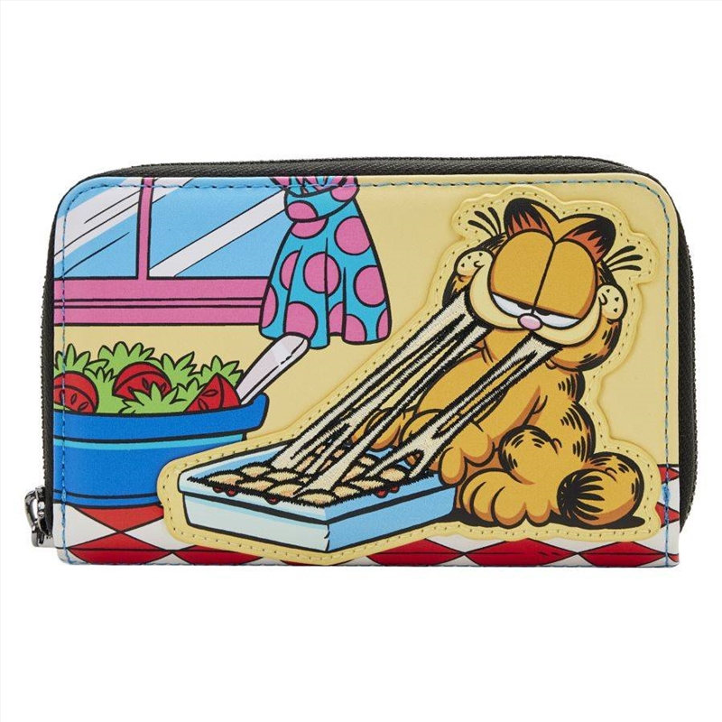 Buy Loungefly Garfield - Garfield Loves Lasagna Zip Around Purse Online ...
