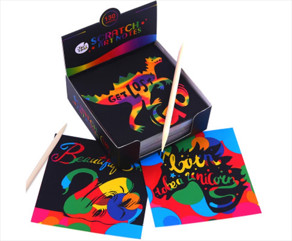 Buy Scratch Art Notes Set Online | Sanity