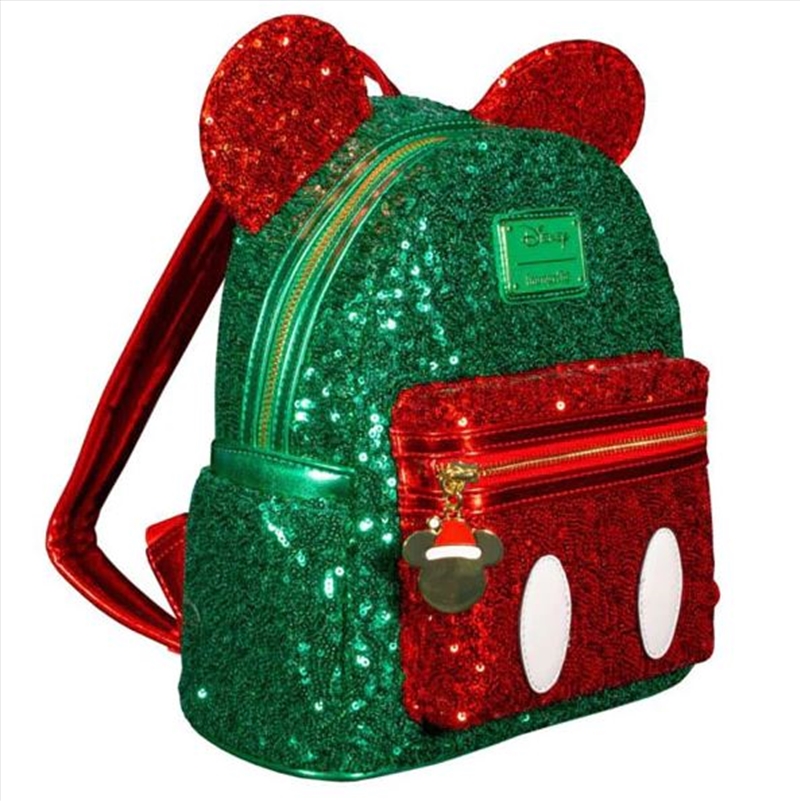 Buy Loungefly Mickey Holiday Mini Backpack Online | Sanity