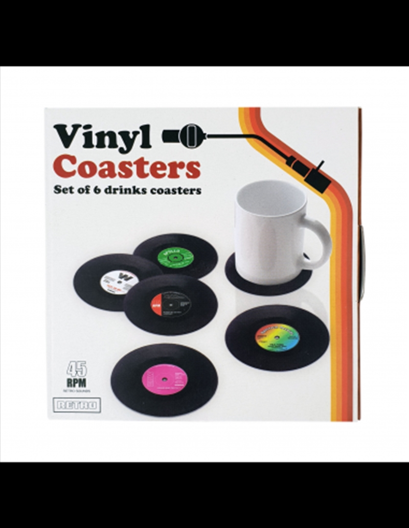 Buy Retro Vinyl Coasters Online | Sanity