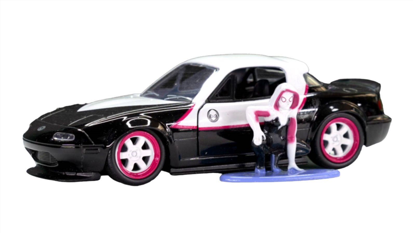 Buy Marvel - 1990 Mazda Miata with Ghost Spider 1:32 Scale Set Online ...