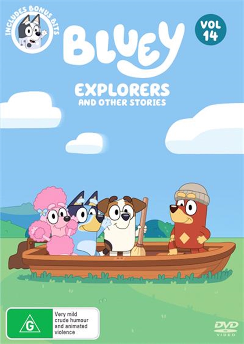 Buy Bluey - Explorers And Other Stories - Vol 14 DVD Online | Sanity