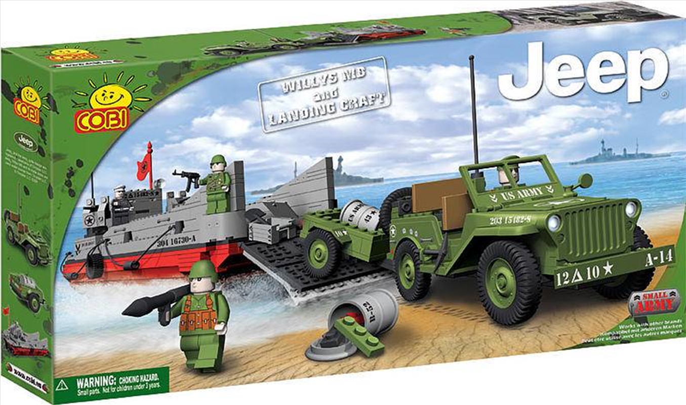 Small Army - 300 Piece Willys MB Jeep and Landing Craft Construction ...