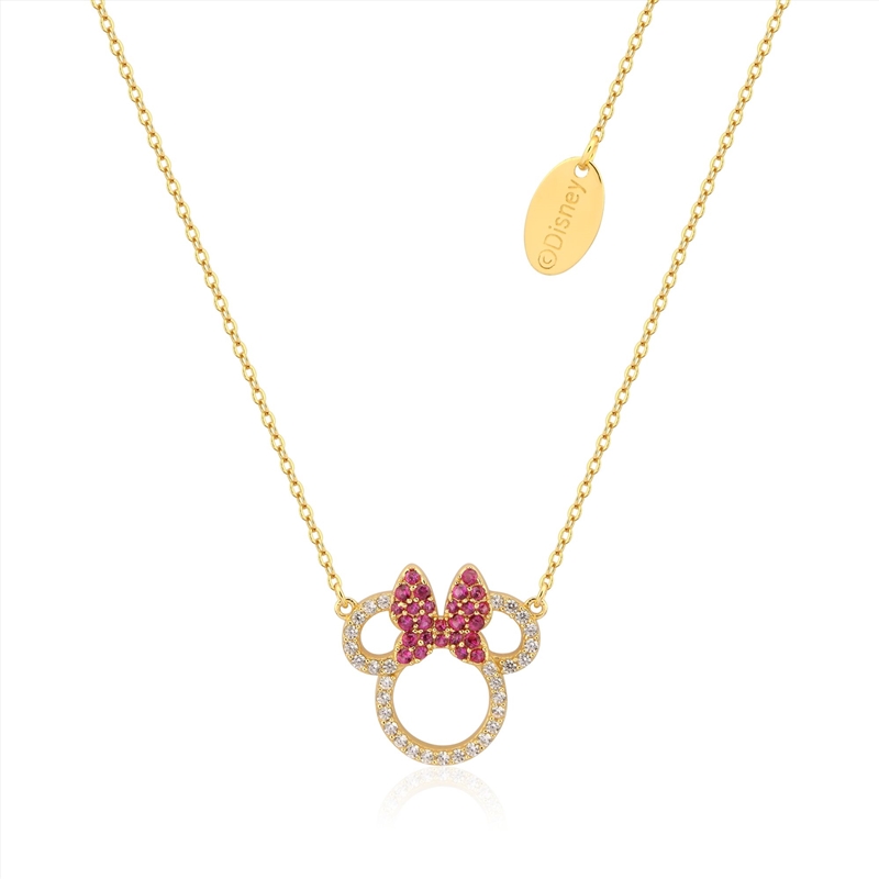 Buy Minnie Mouse Crystal Necklace Online | Sanity
