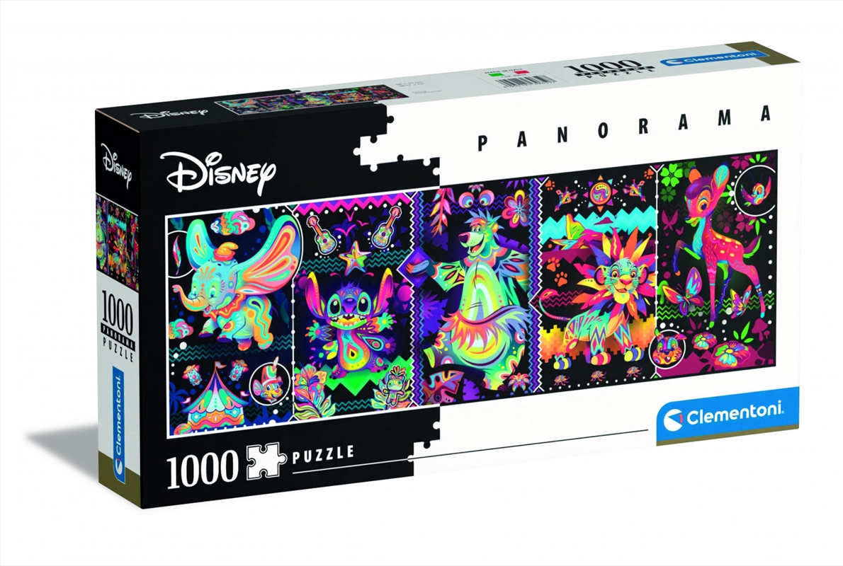 Buy Clementoni Puzzle Disney Neon Panorama 1000 Pieces Online | Sanity