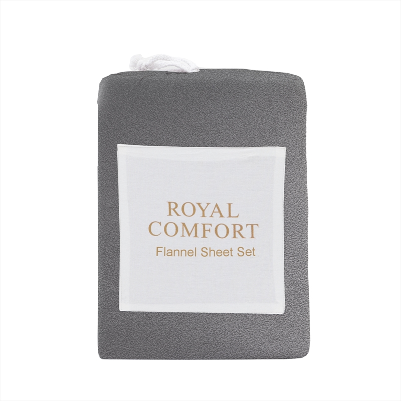Queen Royal Comfort Polar Fleece Flannel Sheet Set Ultra Soft Plush ...