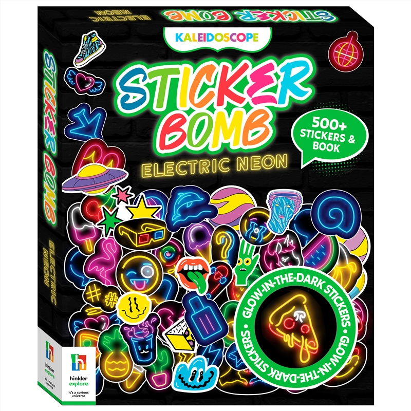 Buy Kaleidoscope Sticker Bomb Electric Neon Online | Sanity