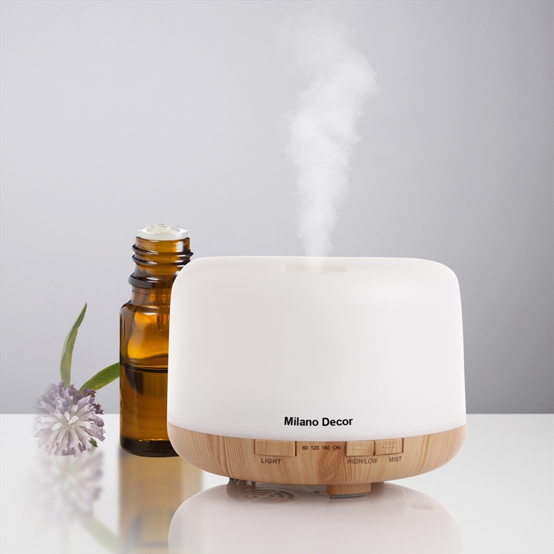 Buy 500ml Milano Decor Mood Light Diffuser 500ml Ultrasonic Humidifier ...