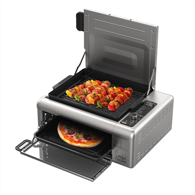 Buy Kitchen Couture 9-In-1 Sensei XL Flip Air Fryer Oven Grill ...