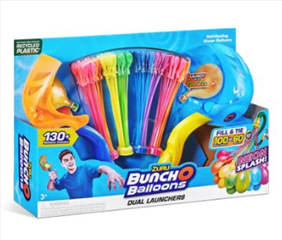 Buy Launcher 2 Pack With 100 Neon Water Balloons Online | Sanity