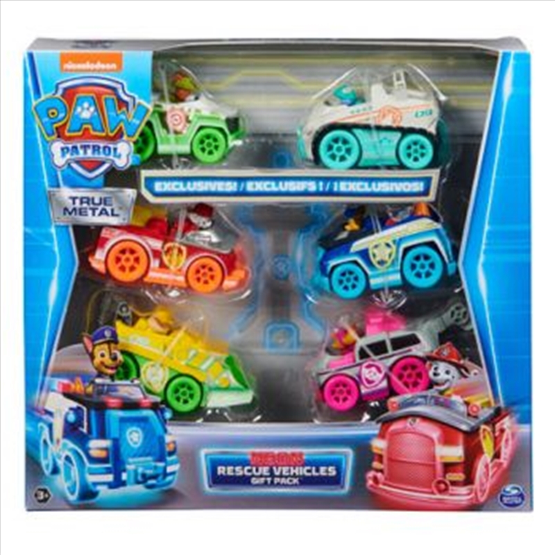 Buy Paw Patrol True Metal Neon Gift Pack Online | Sanity