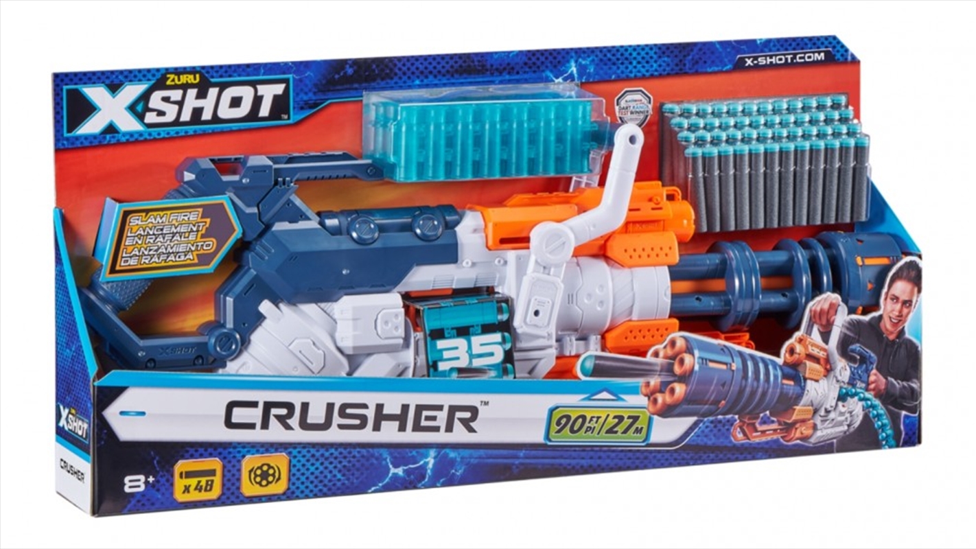 Buy Zuru XSHOT Excel Crusher with 48 darts and dart Belt Online | Sanity