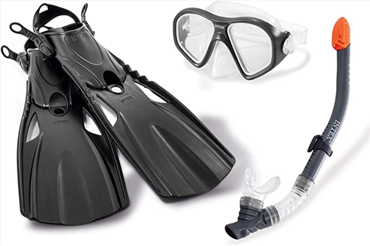 Buy Intex Mask Snorkel and Fin Reef Rider Set Online | Sanity