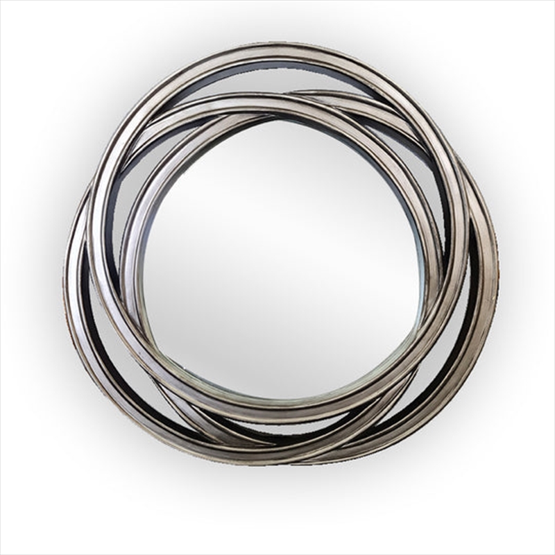Buy Trio Circle Mirror - Antique Silver 100cm X 100cm Online | Sanity