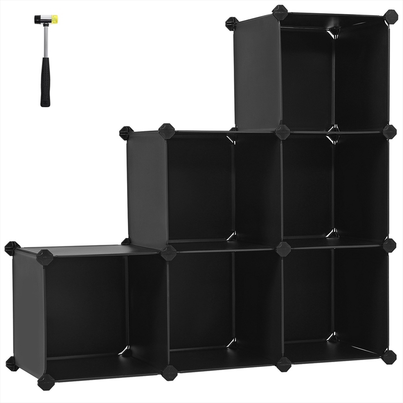Buy Songmics 6 Cube Storage Organizer and Storage with Rubber Mallet ...