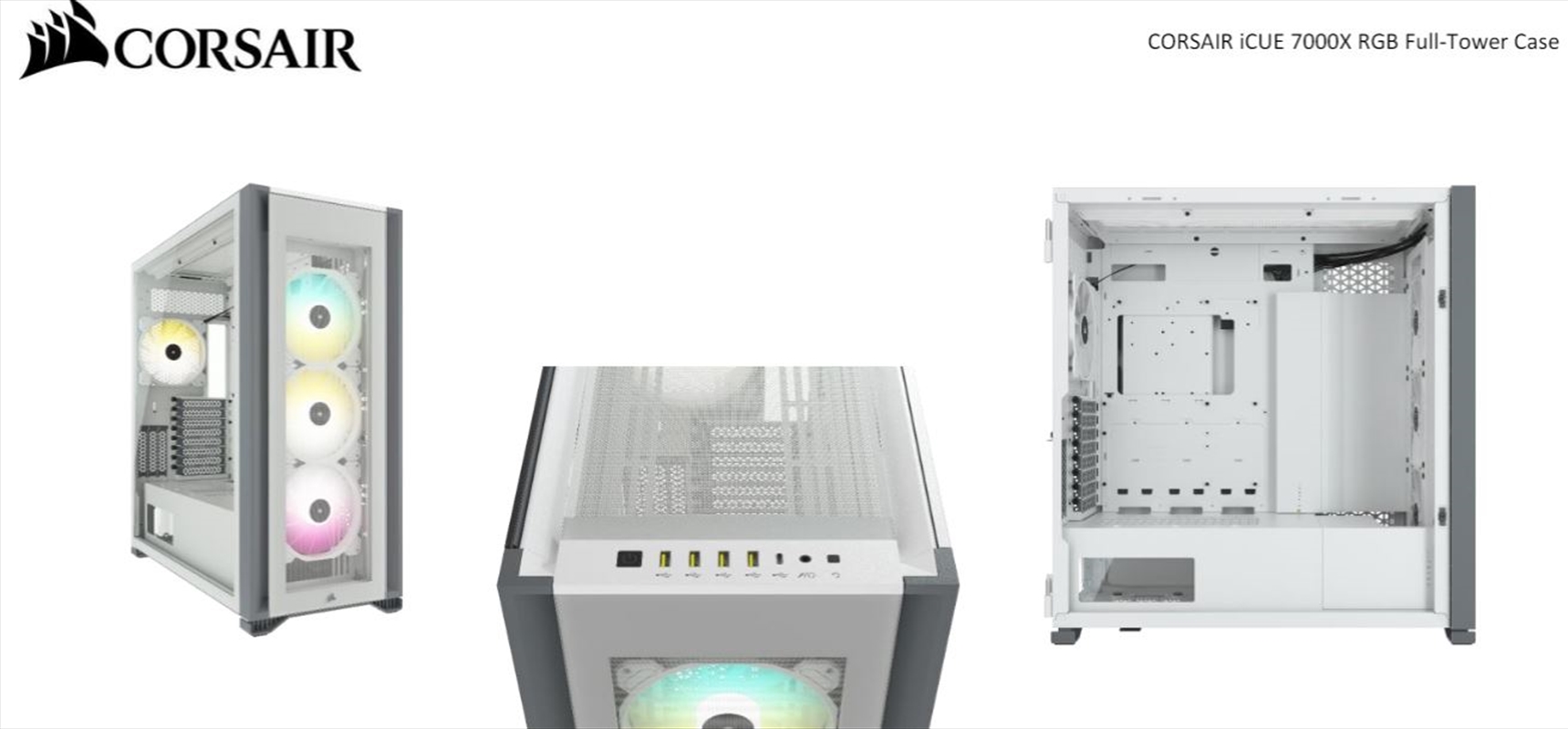 Buy Corsair Obsidian 7000x RGB TG Tower Case Online | Sanity