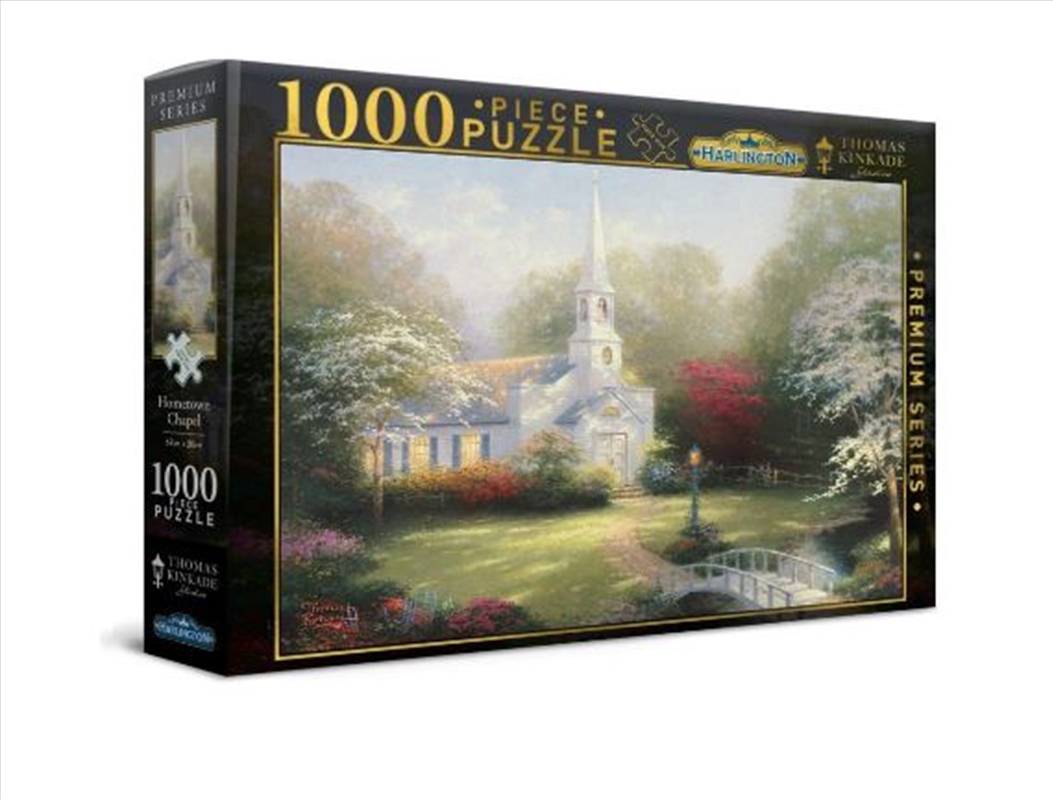 Buy Harlington Thomas Kinkade Puzzles - Hometown Chapel 1000pc Online