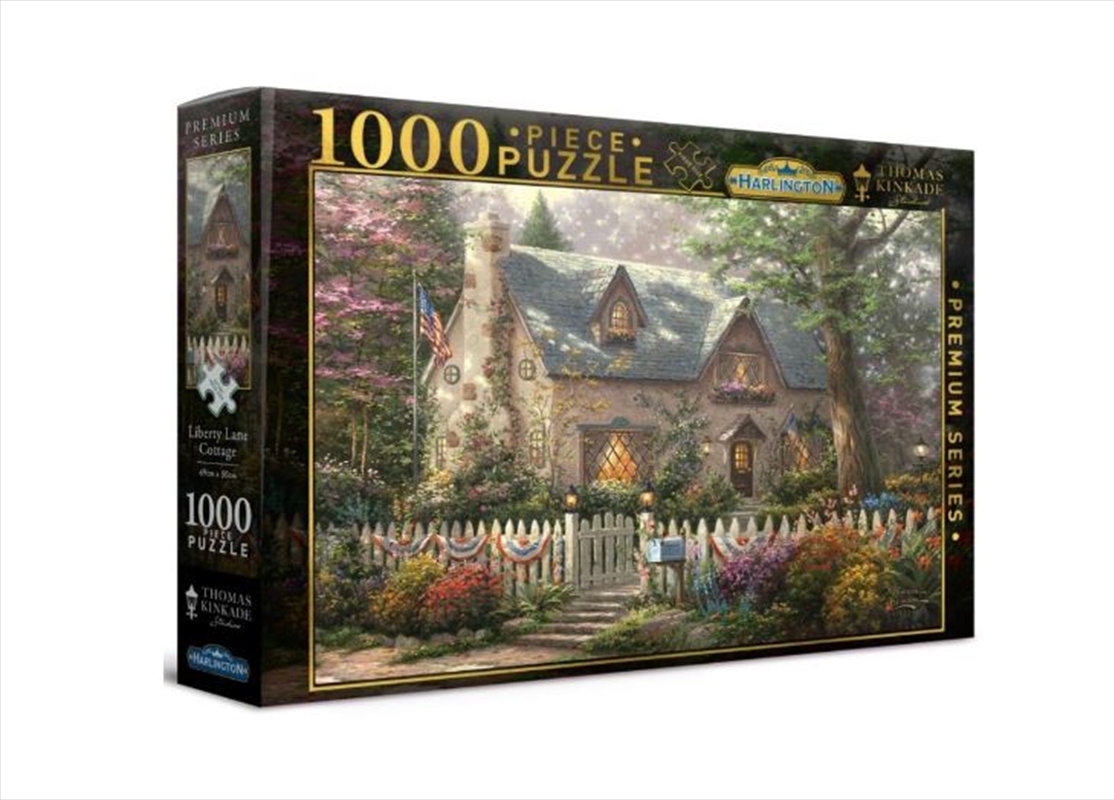 Buy Harlington Thomas Kinkade Puzzles - Liberty Lane Cottage 1000pc ...
