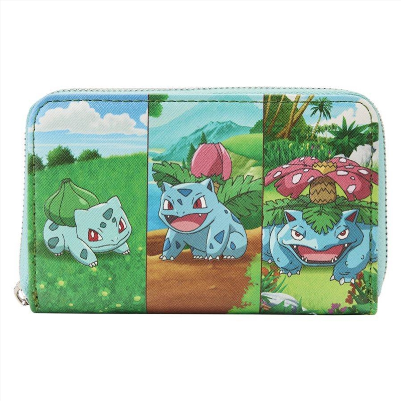 Loungefly Pokemon - Bulbasaur Evolution Zip Wallet | Sanity