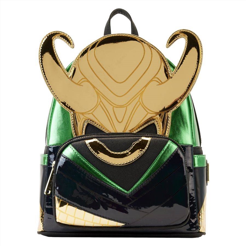 Buy Loungefly Marvel Comics - Loki Metallic Mini Backpack Online | Sanity